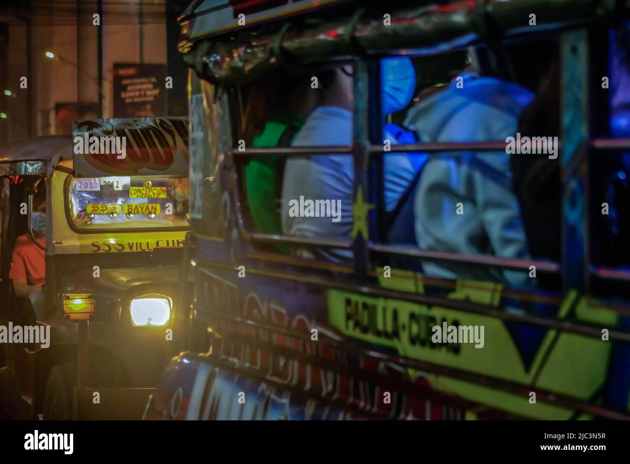 Quezon, Philippines. 9th June, 2022. Jeepneys lined up to pick up ...