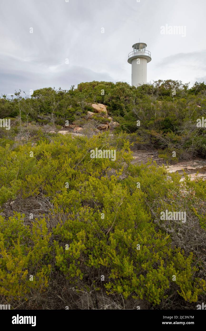 Cape Tourville Lighthouse walk Stock Photo - Alamy