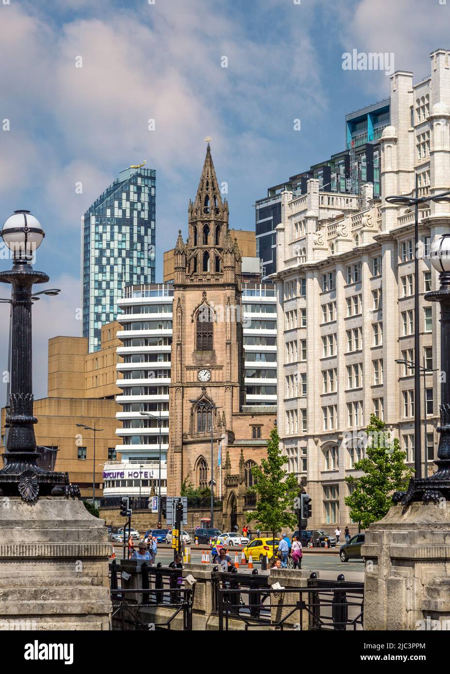 Liverpool city skyline looking towards West Tower Stock Photo - Alamy