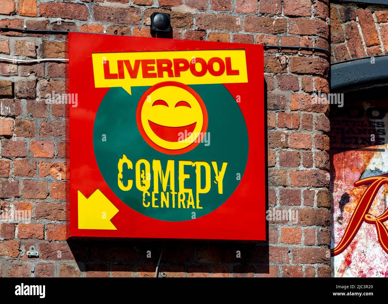 Liverpool Comedy Central Entertainment Venue Stock Photo - Alamy