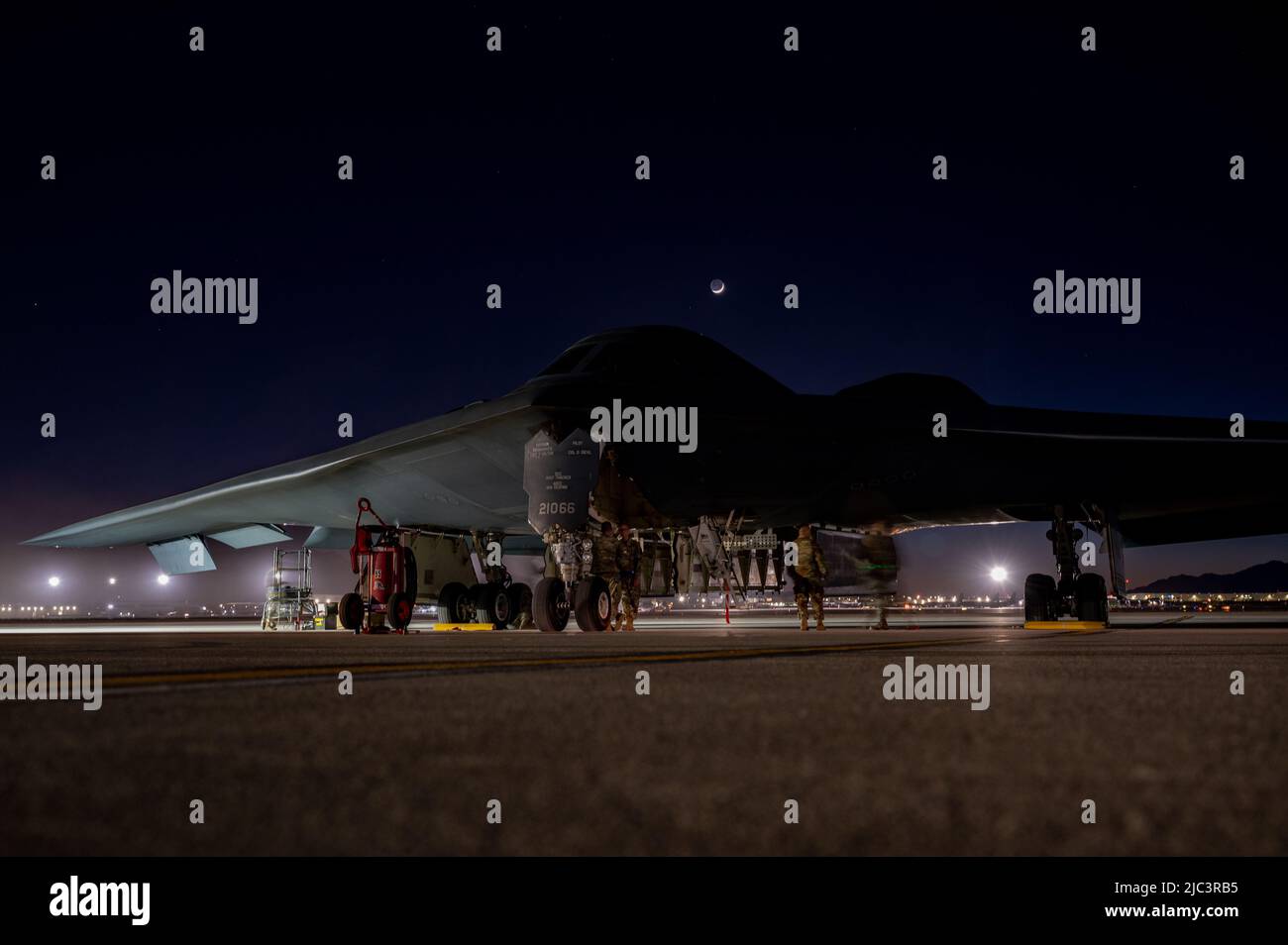 A B-2 Spirit stealth bomber, assigned to Whiteman Air Force Base ...