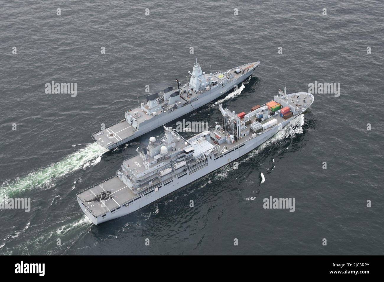 BALTIC SEA (June 8, 2022) The German navy type 702 Berlin-class ...