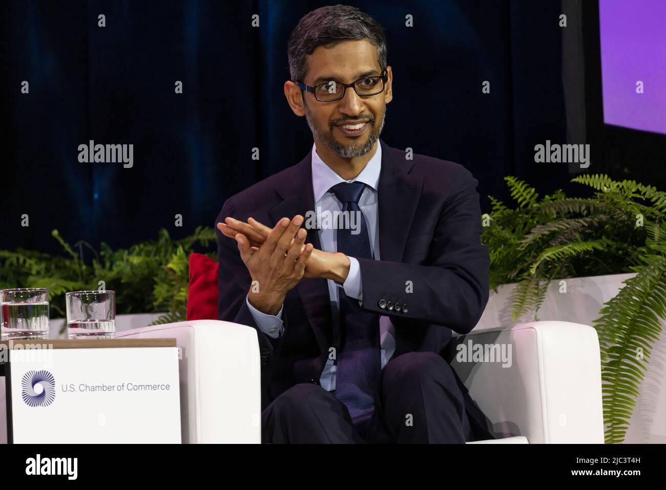 Sundar pichai summit hi-res stock photography and images - Alamy