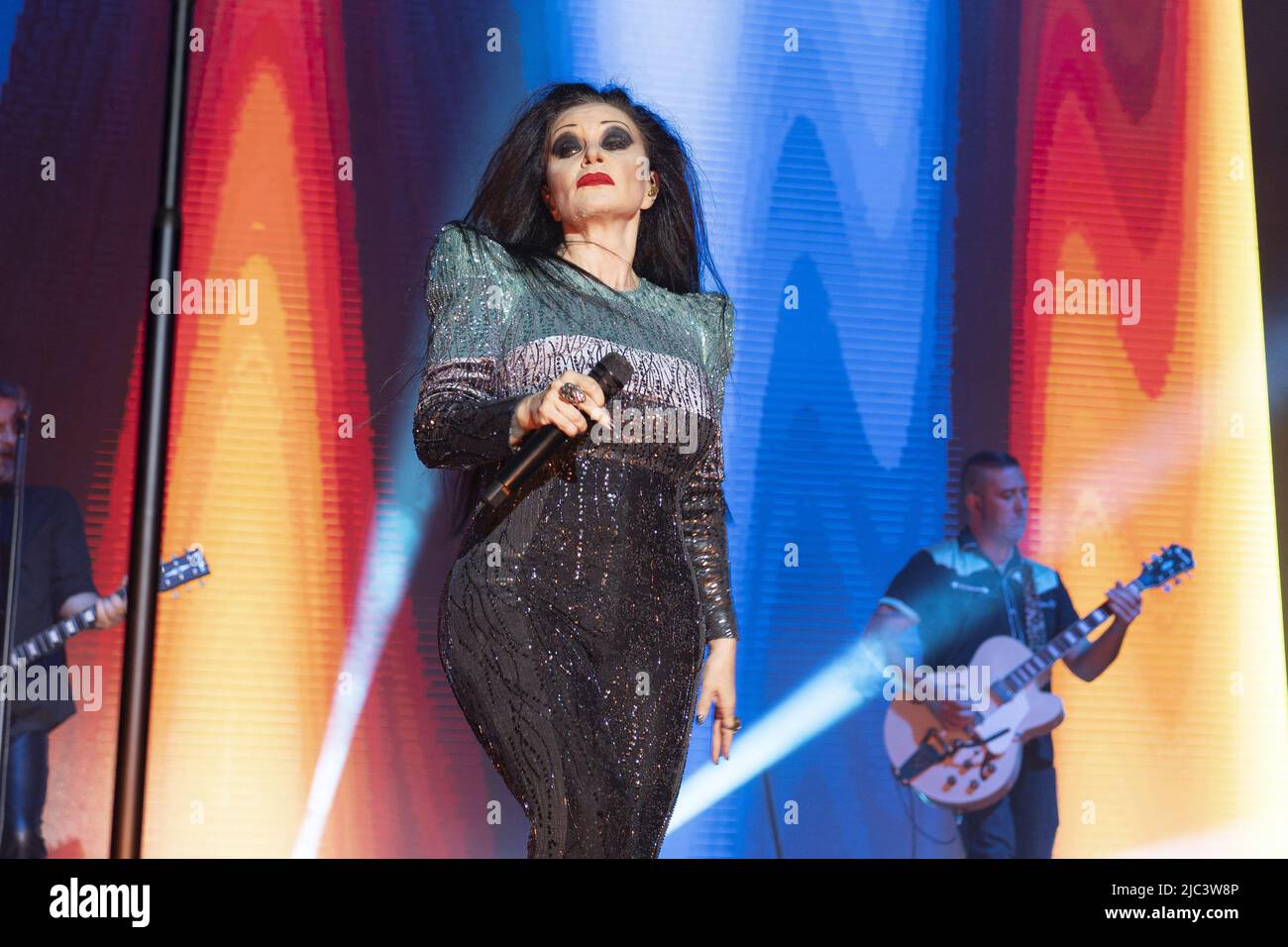 Singer Alaska of the Fangoria group performs during the Noches del ...