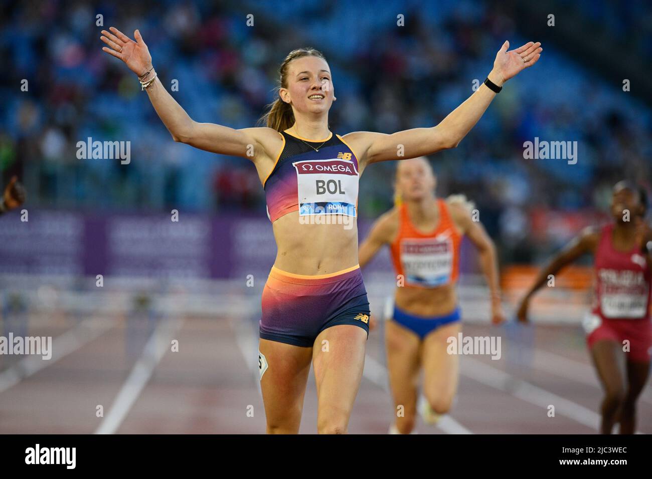 Olimpico Stadium, Rome, Italy. 9th June, 2022. Wanda Rome Diamond ...
