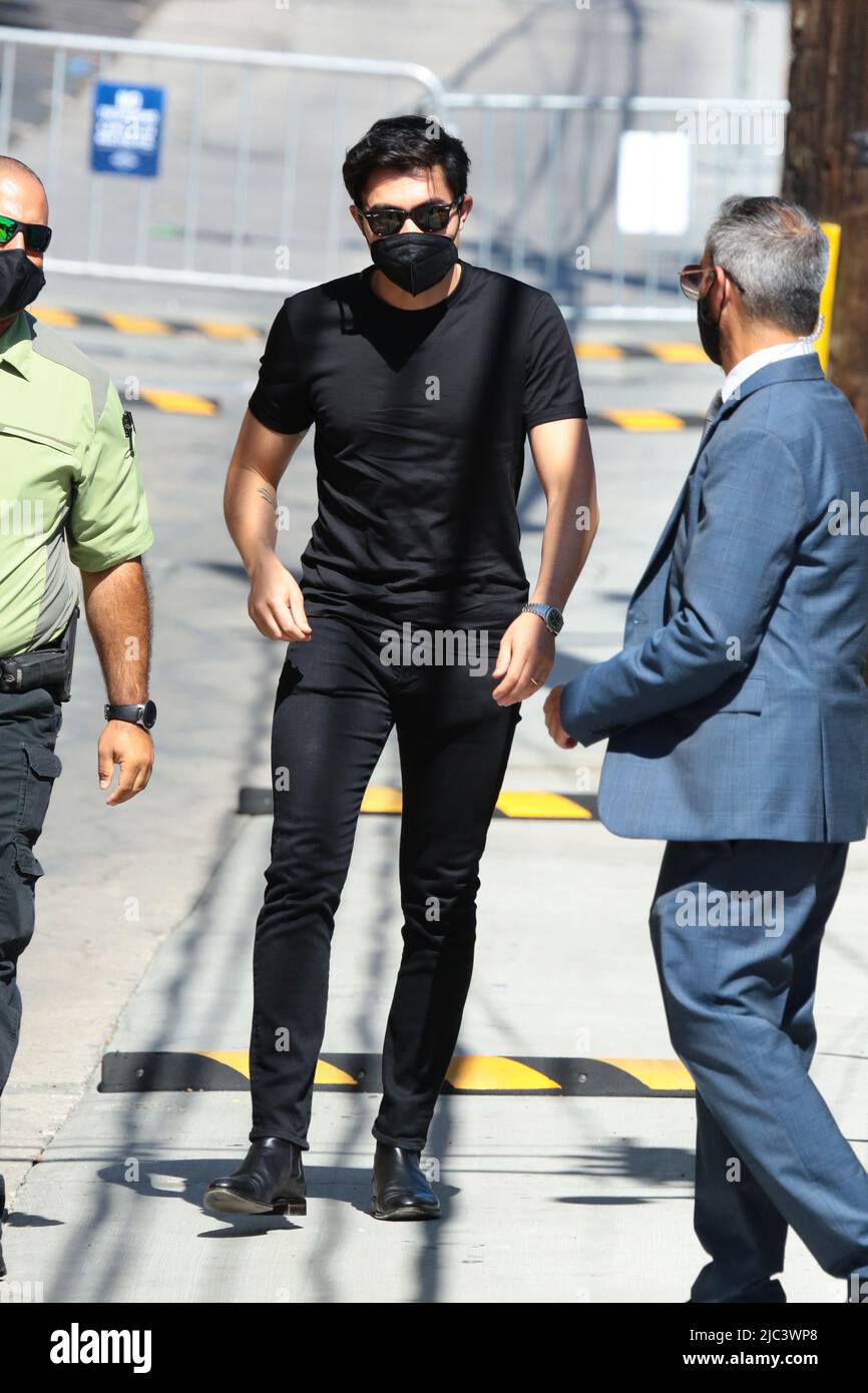 Henry Golding seen arriving at Jimmy Kimmel Live! studios in Los ...