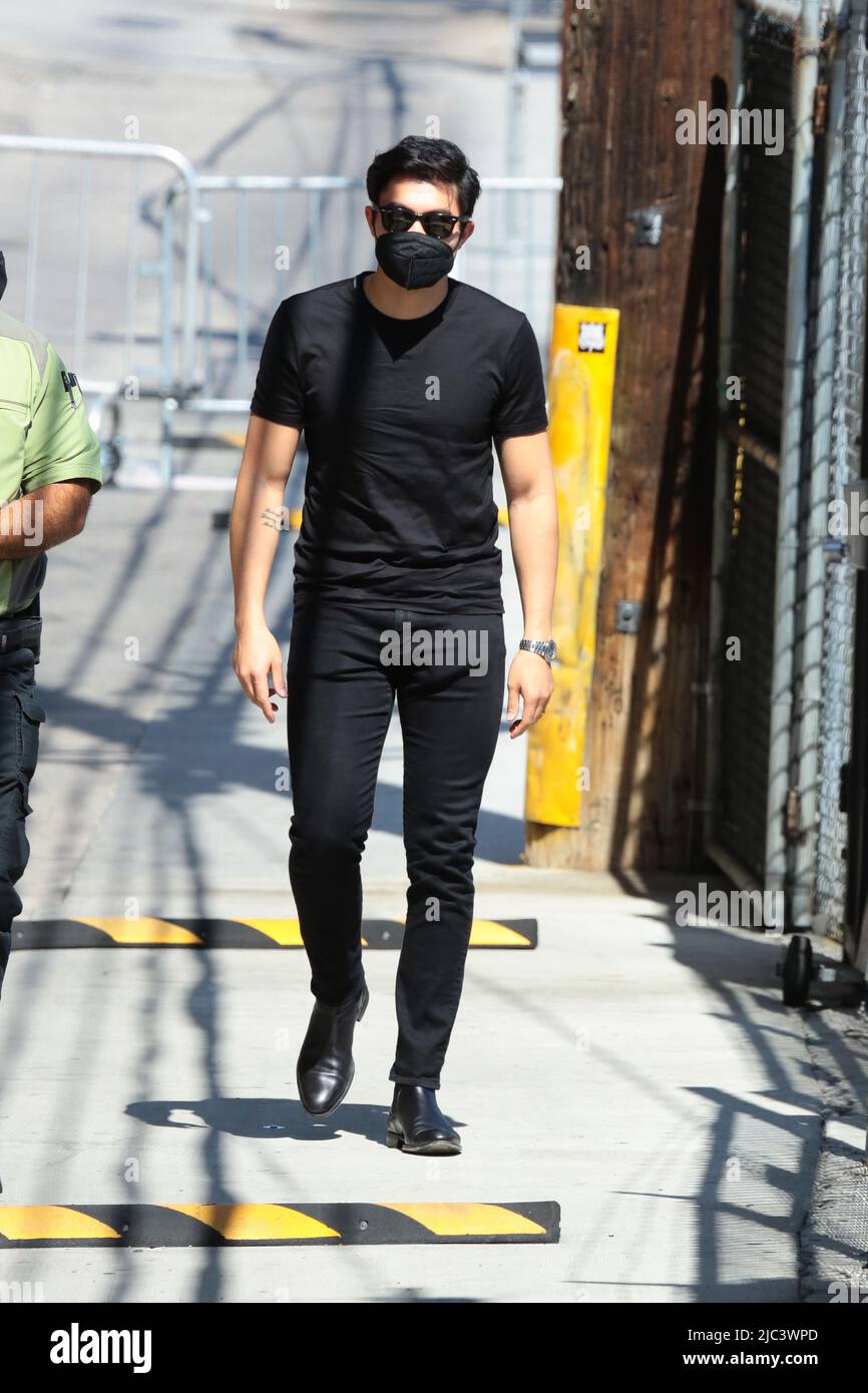 Henry Golding seen arriving at Jimmy Kimmel Live! studios in Los ...