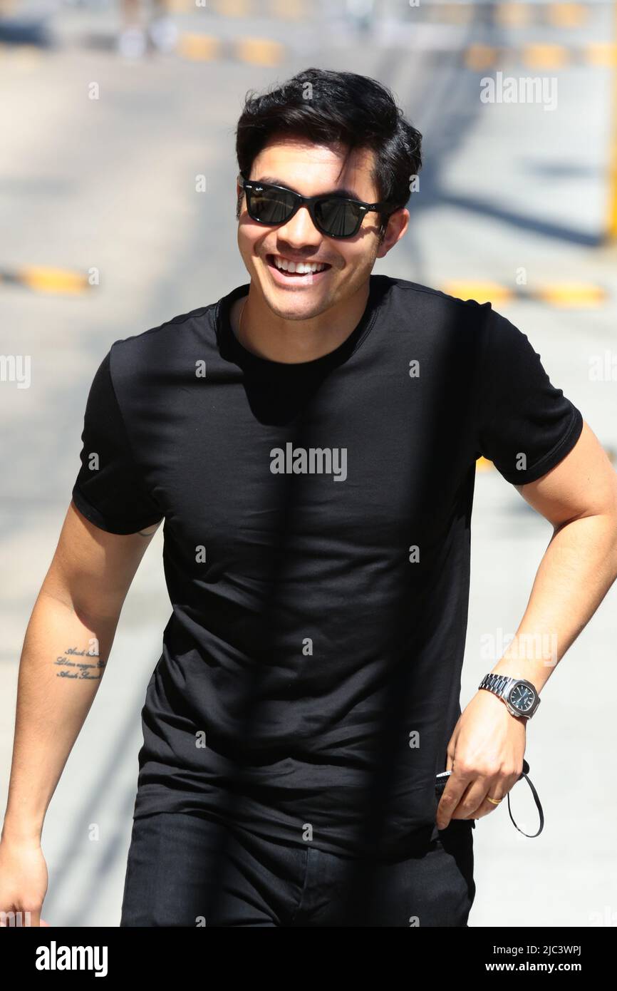 Henry Golding seen arriving at Jimmy Kimmel Live! studios in Los ...