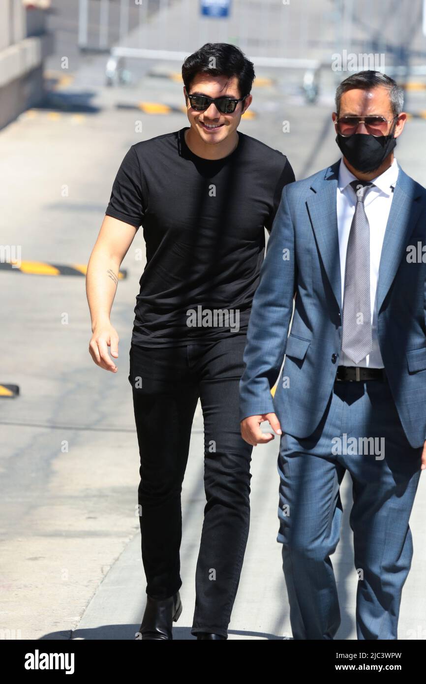 Henry Golding seen arriving at Jimmy Kimmel Live! studios in Los ...