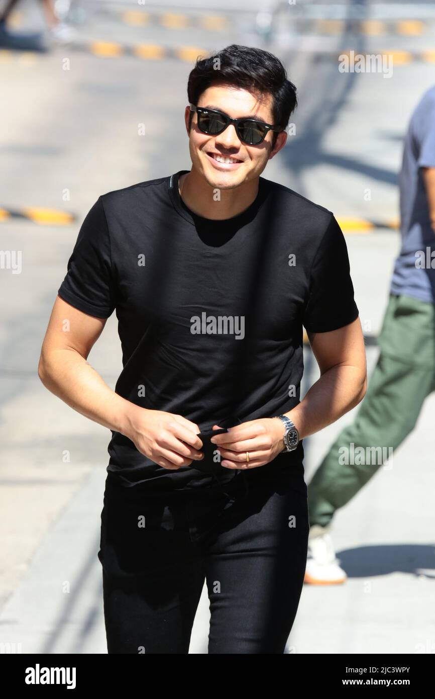 Henry Golding seen arriving at Jimmy Kimmel Live! studios in Los ...