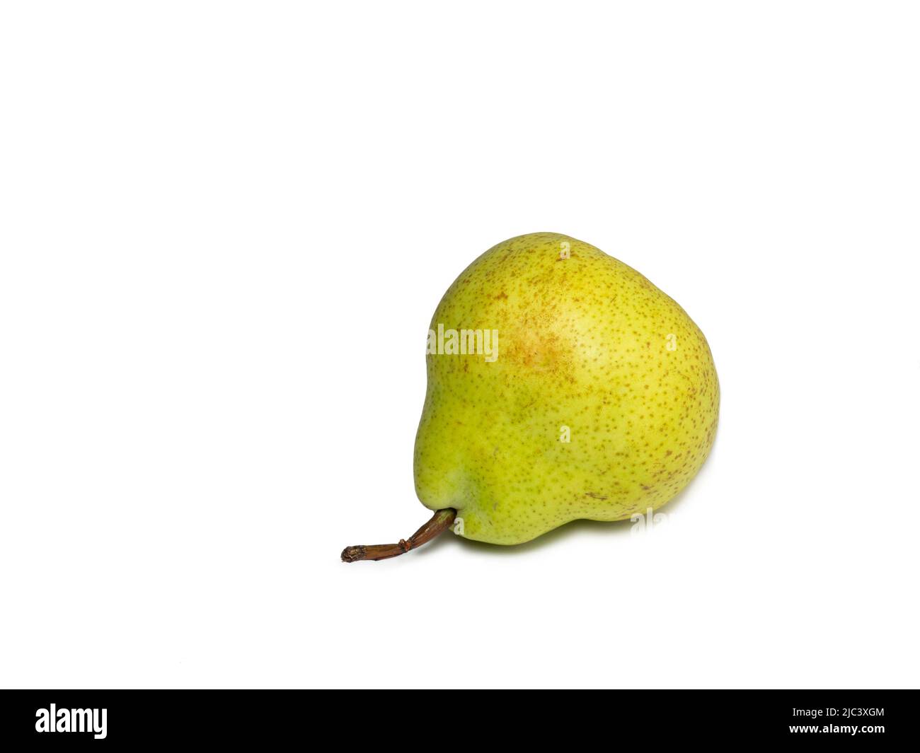 Pear Pakham on a white background. Juicy fruit. A fragrant variety of ...