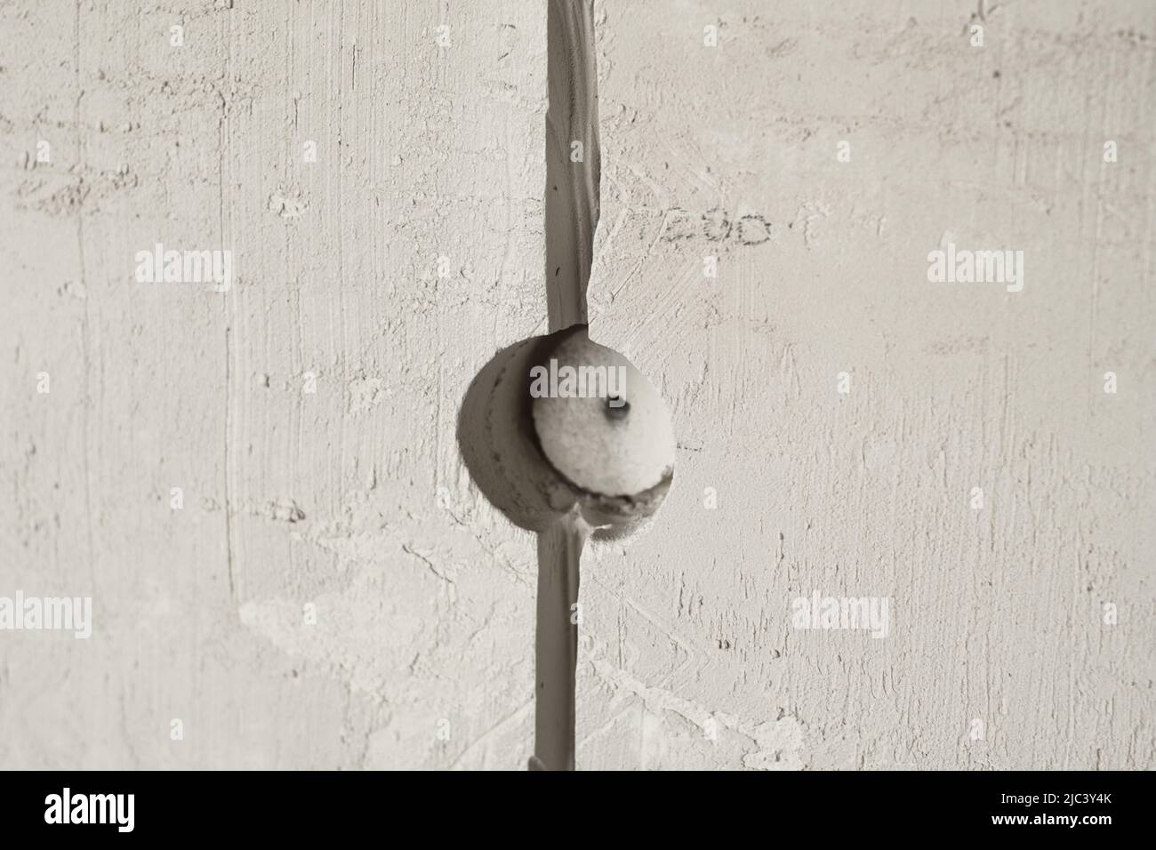 Strobe line for laying electric cable. Wiring repair and replacement ...