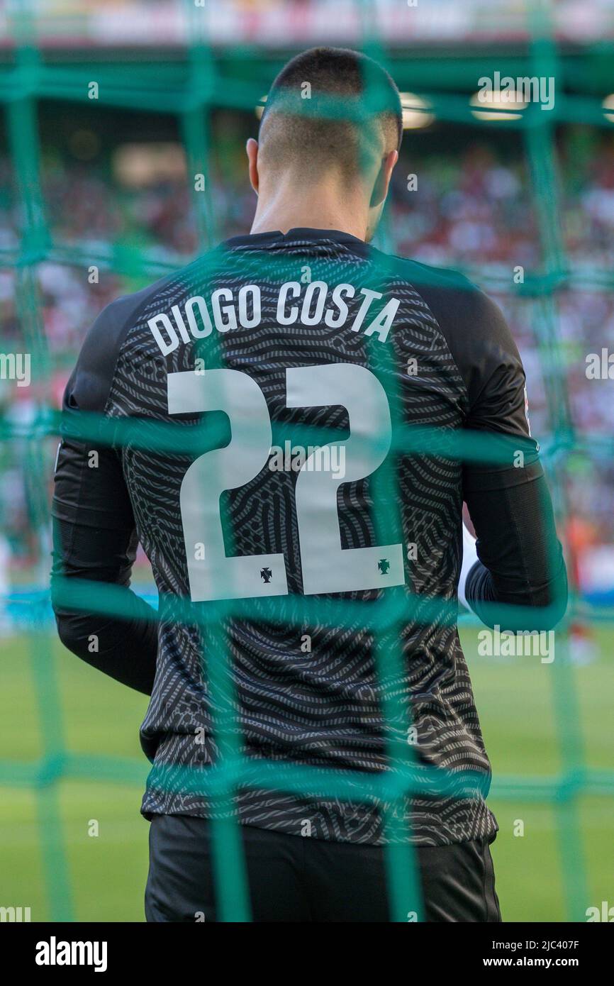 June 09, 2022. Lisbon, Portugal. Portugal's and Porto goalkeeper Diogo ...