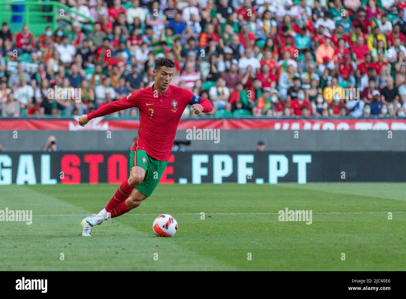 June 09, 2022. Lisbon, Portugal. Portugal's and Manchester United ...