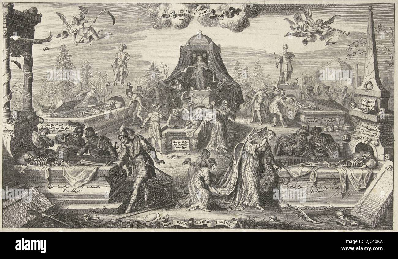 Historical figures sic transit gloria mundi mors ultima linea hi-res ...