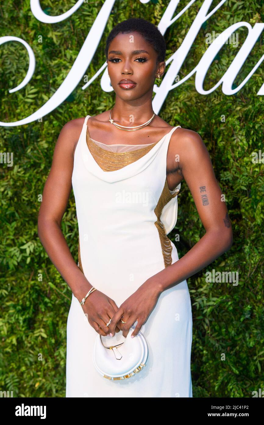 London, UK. 9th June, 2022. Eva Apio arrives for the House of Tiffany ...