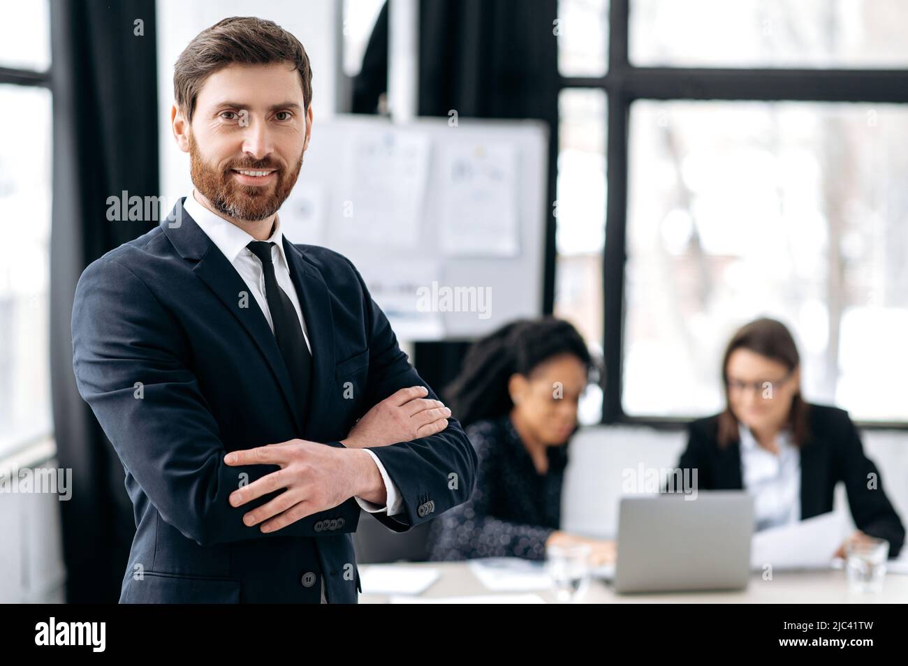 Proud man in business suit hi-res stock photography and images - Alamy