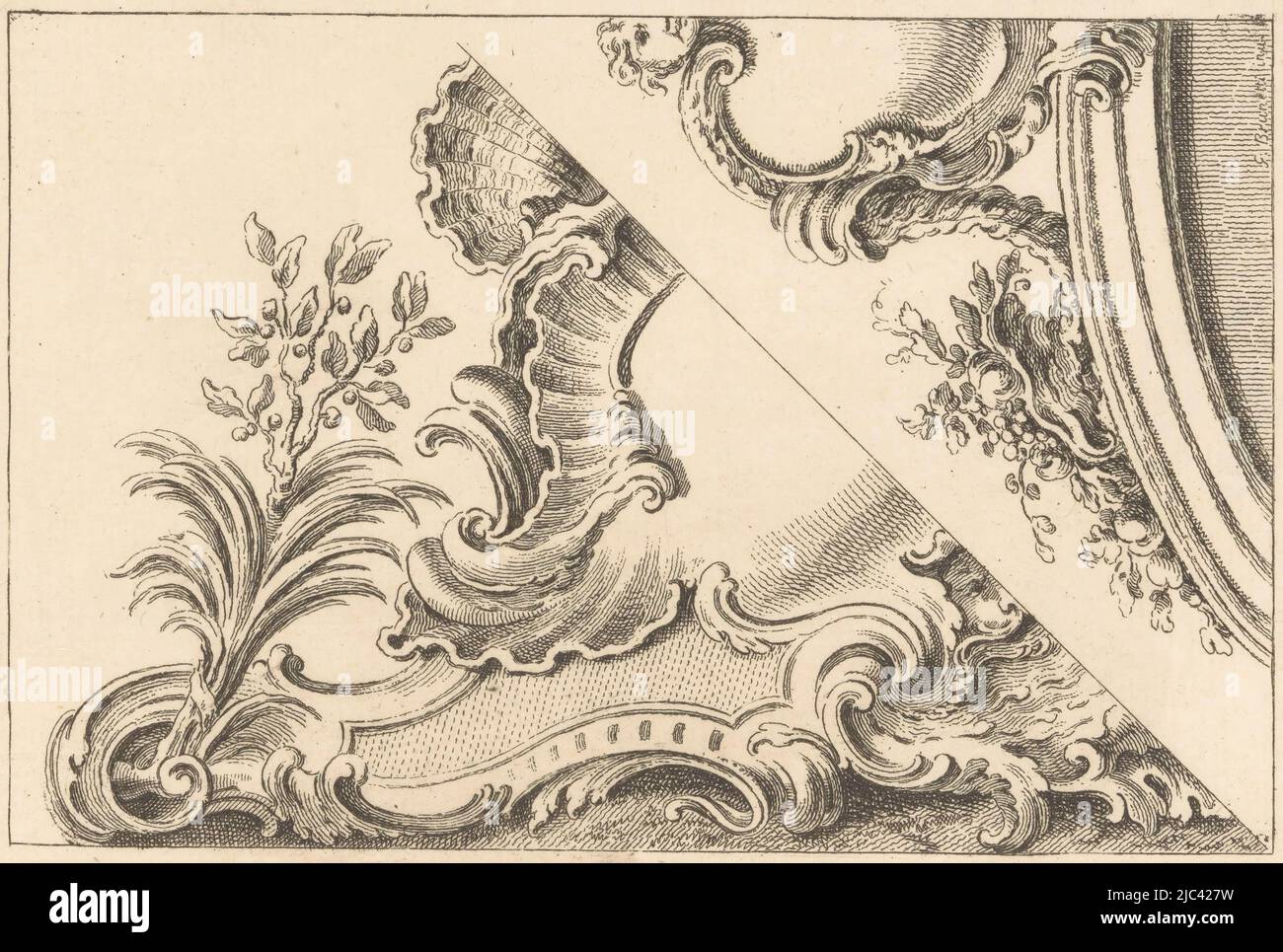 Two rocaille ornaments hi-res stock photography and images - Alamy