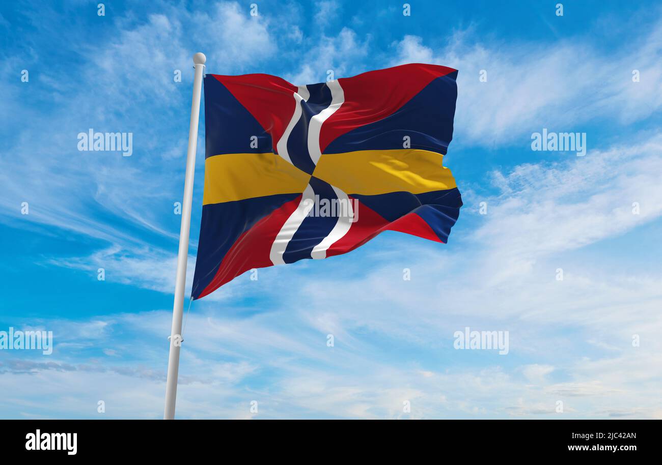 official flag of Union Jack of Sweden and Norway 1844 1905 , Sweden at ...