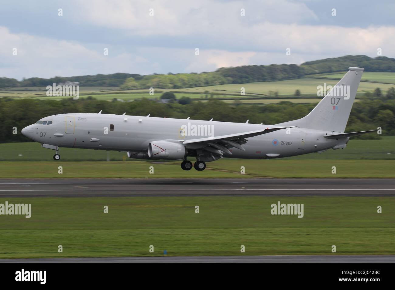 ZP807 "William Barker VC", a Boeing Poseidon MRA1 operated by the Royal ...