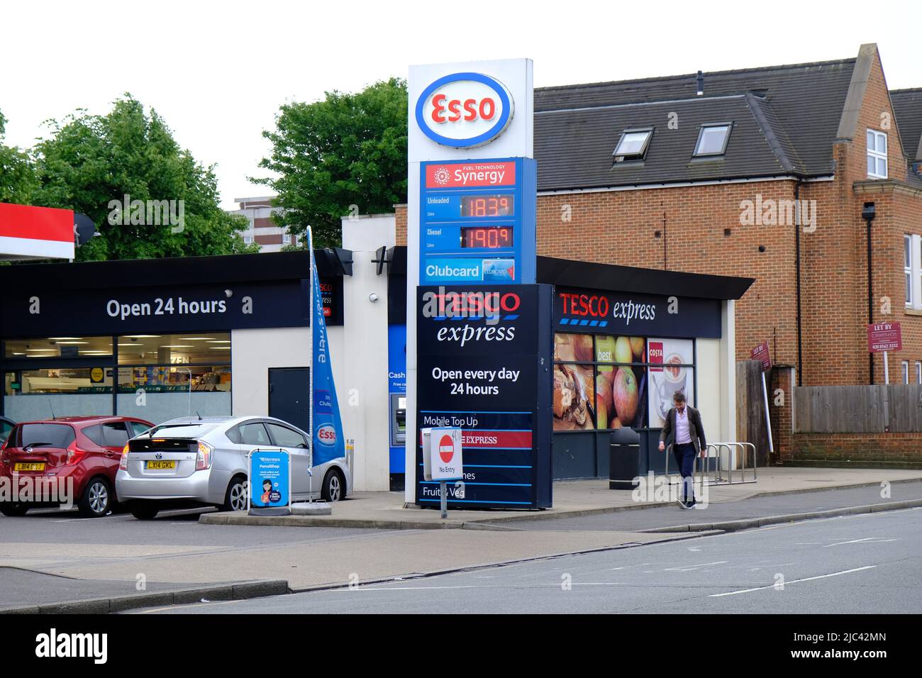 London, UK. Petrol and diesel prices continue to rise across the ...