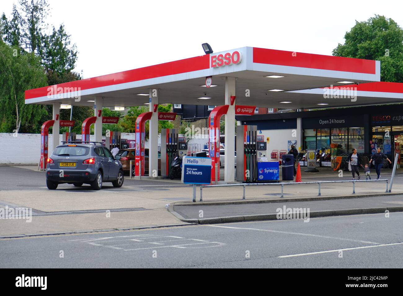 London, UK. Petrol and diesel prices continue to rise across the ...