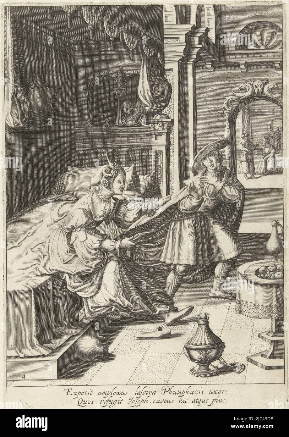 Joseph flees potiphars wife history hi-res stock photography and images ...