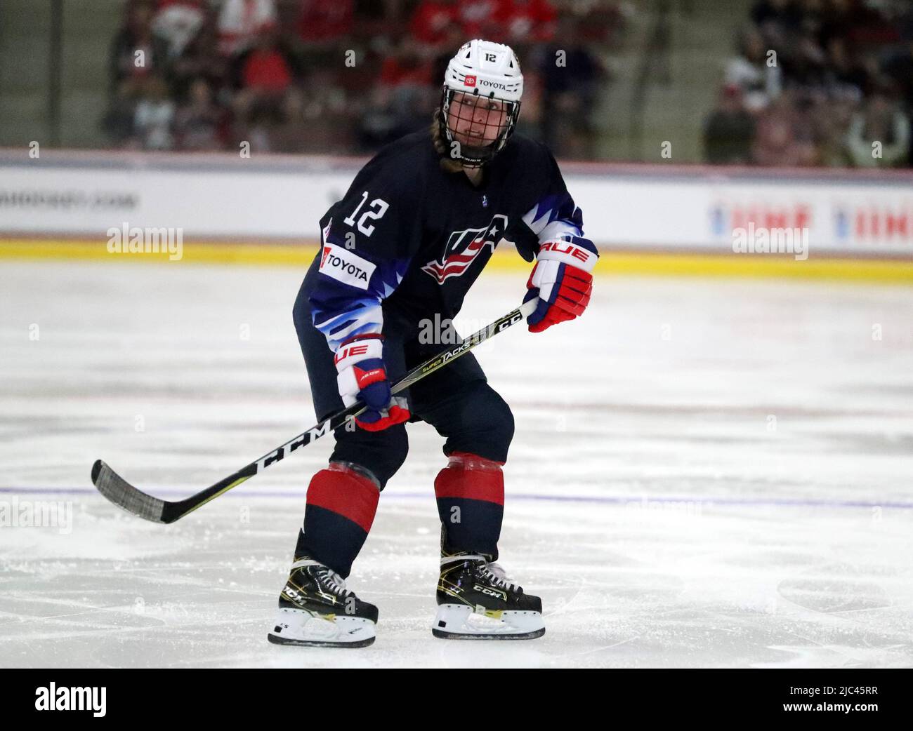 June 9, 2022 - Sydney Morrow of the United States waits for a pass ...