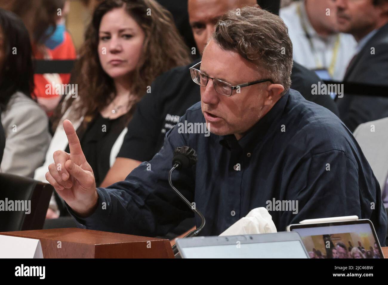 Washington, USA. 09th June, 2022. Filmmaker Nick Quested, injured in ...