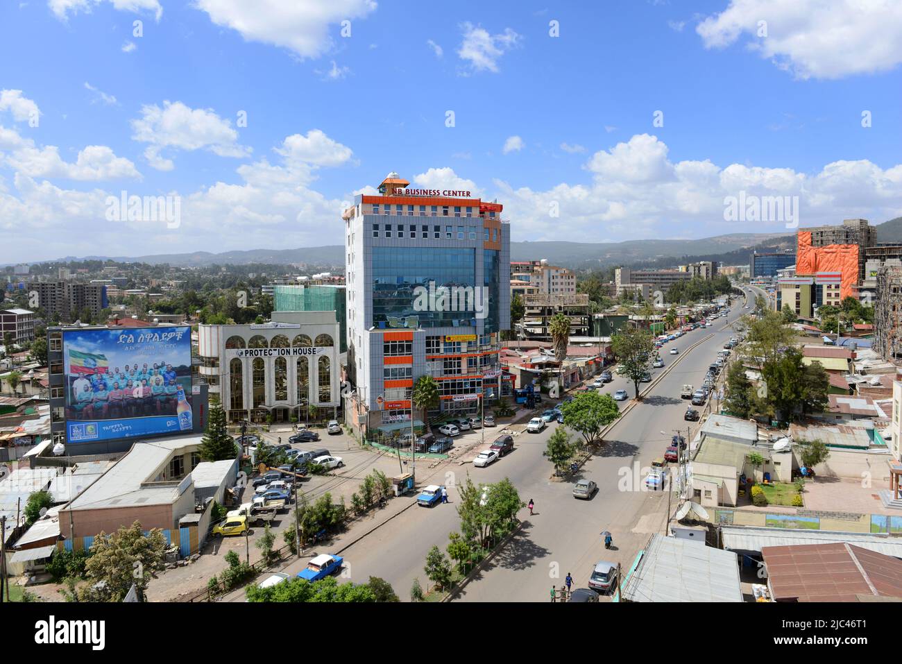 Addis ababa city landscape hi-res stock photography and images - Alamy