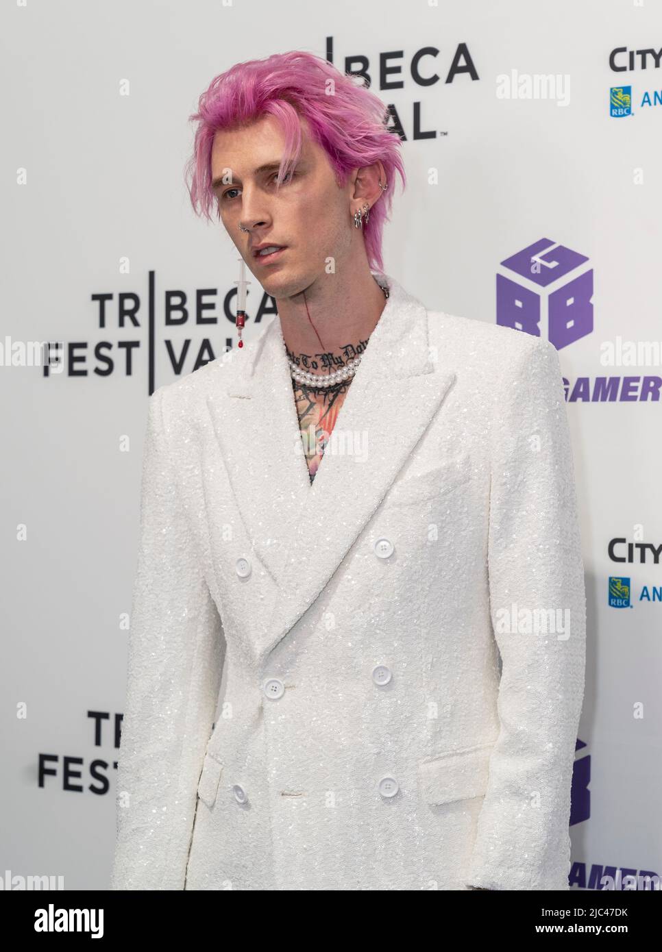 New York, NY - June 9, 2022: Colson Baker aka Machine Gun Kelly attends ...