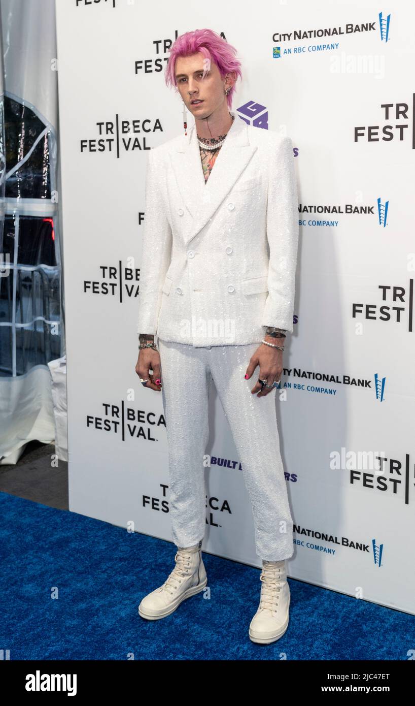 New York, NY - June 9, 2022: Colson Baker aka Machine Gun Kelly attends ...