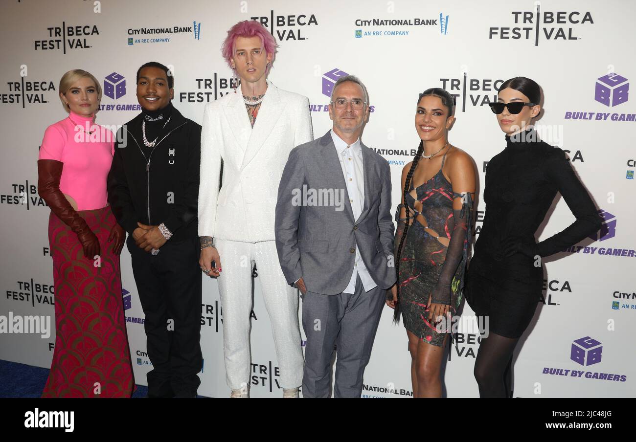 June 9, 2022, New York, New York, USA: (L-R) MADDIE HASSON, LIL MEECH ...