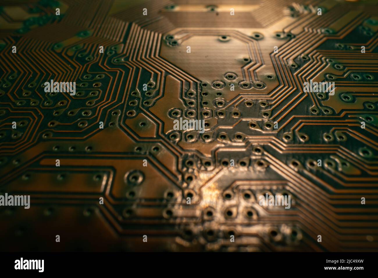 Electronic circuit board technology background. Electronic plate ...