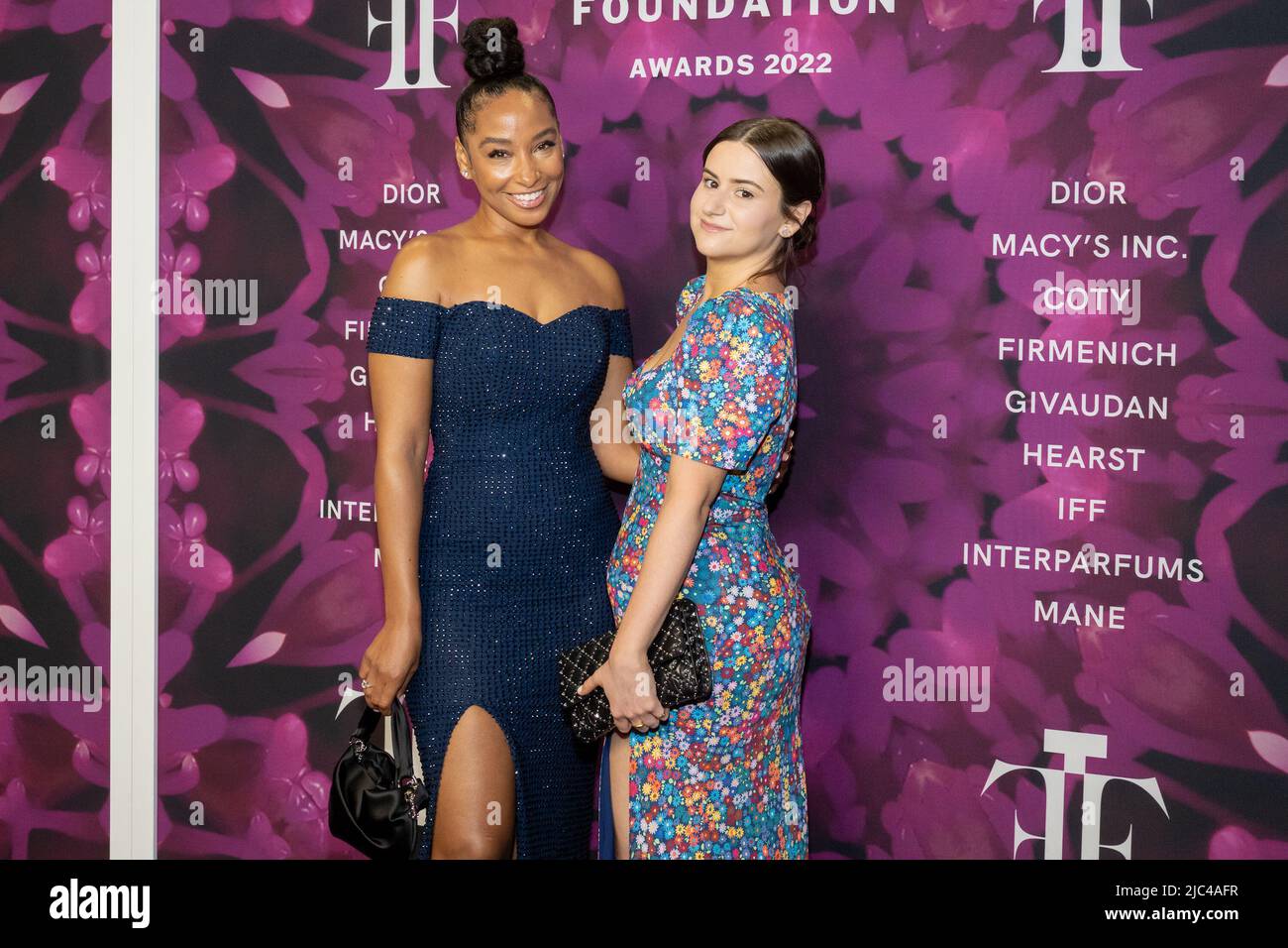 Tiff Benson and Emma Vernon attend the Fragrance Foundation Awards at David H. Koch Theater in ...