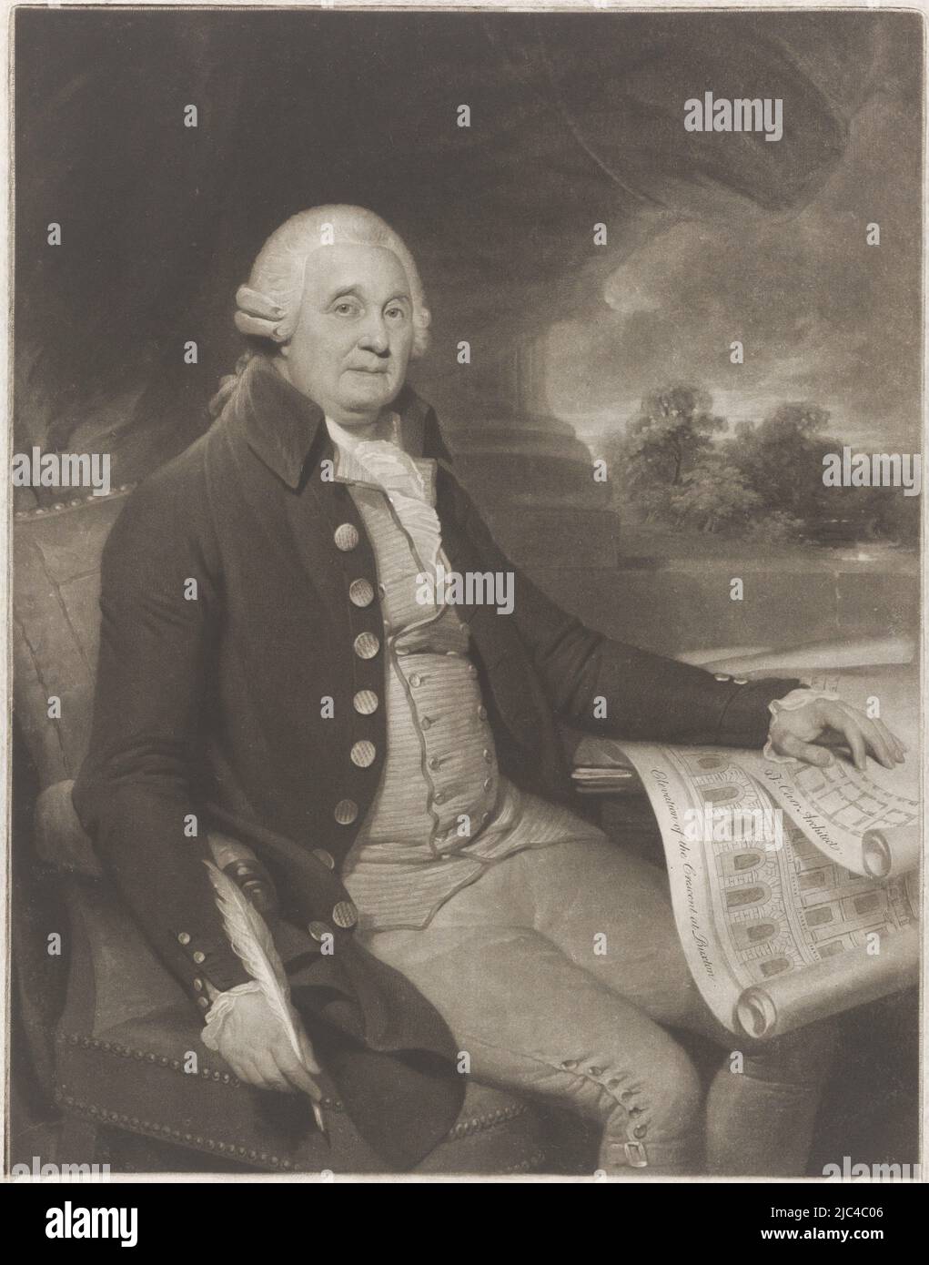 Two architectural drawings hi-res stock photography and images - Alamy