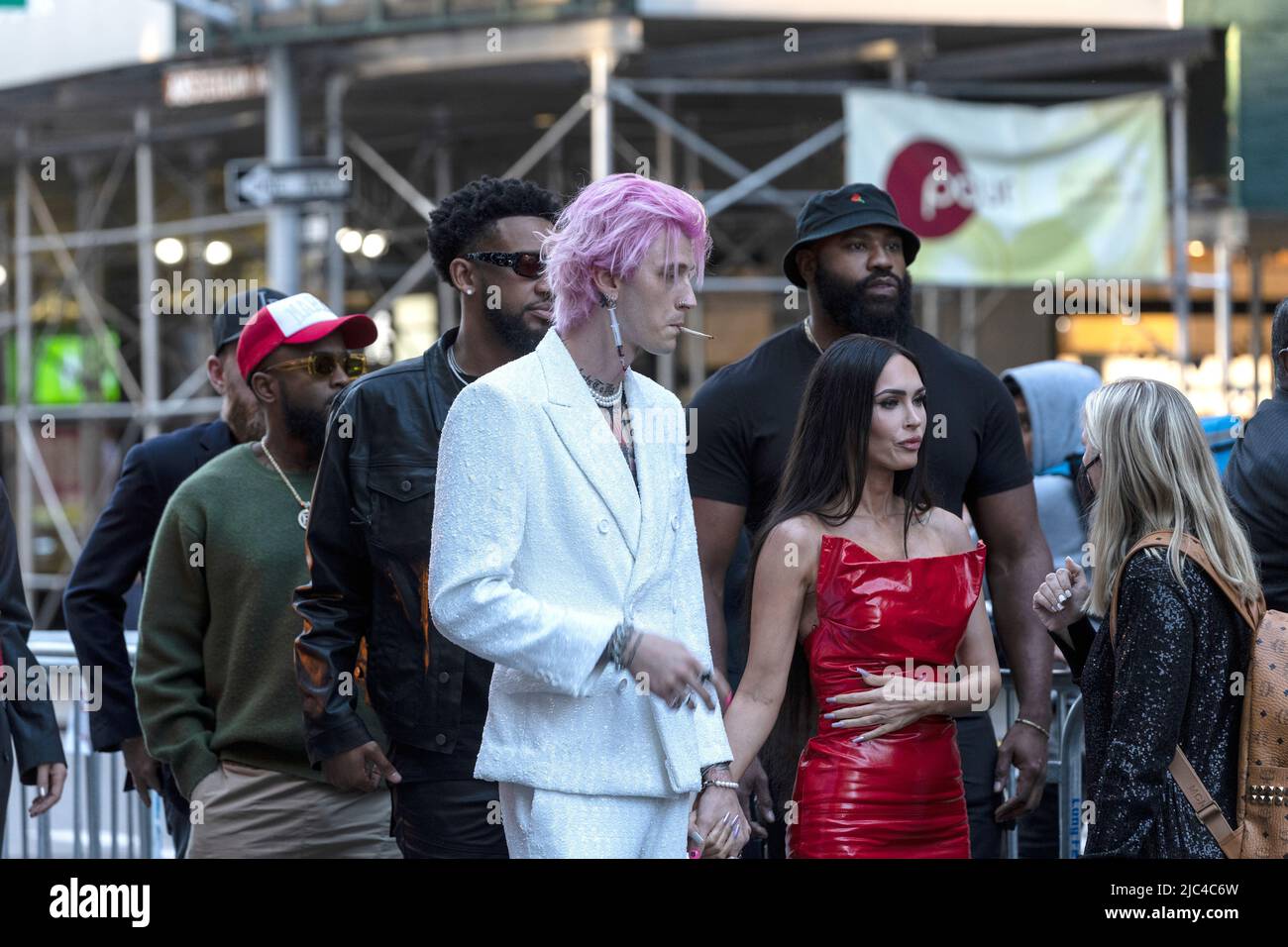 New York, NY - June 9, 2022: Colson Baker aka Machine Gun Kelly and ...