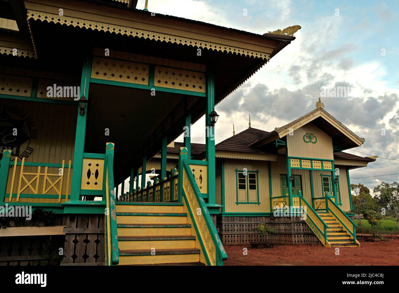 The buildings of Majelis Adat Budaya Melayu (traditional council of ...