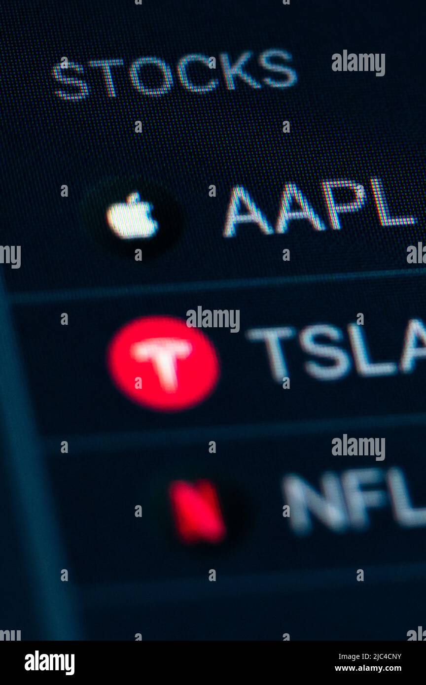 Tesla stocks hi-res stock photography and images - Alamy