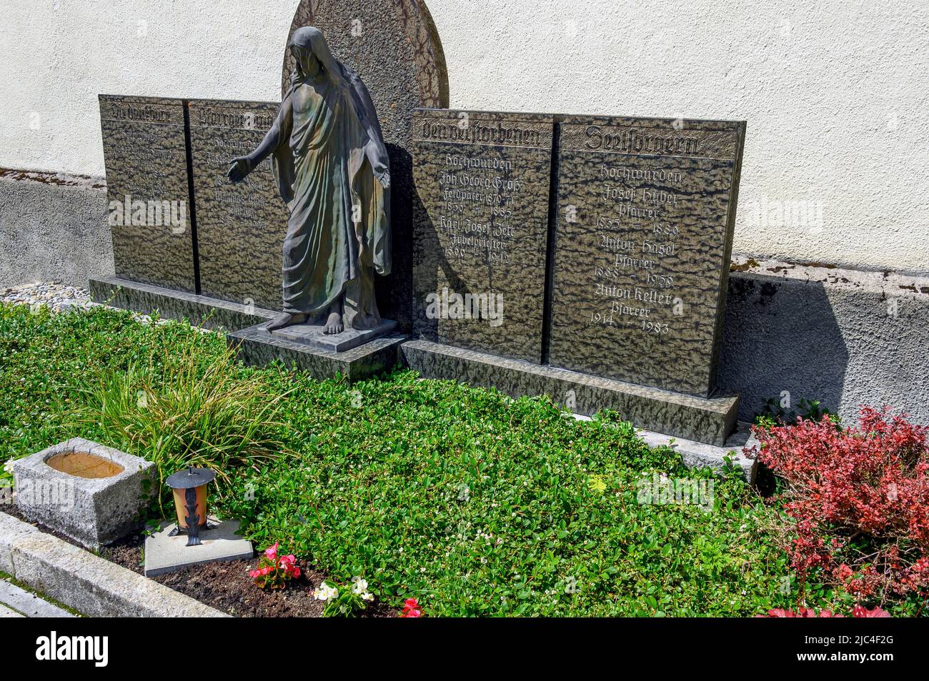 Tomb of the deceased reverend and pastor, St. Pelagius, neo-Gothic ...
