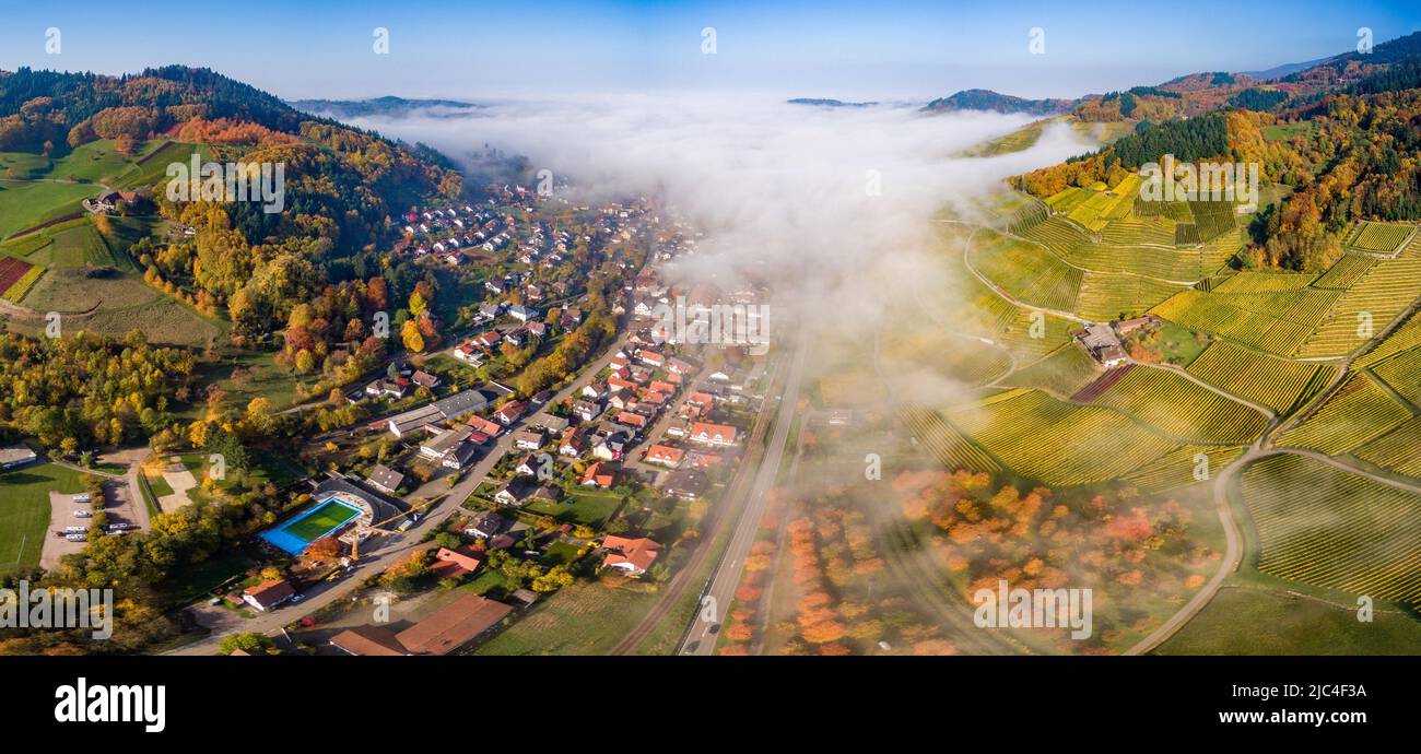 Autumn, Achertal, Kappelrodeck, Baden-Wuerttemberg, Germany Stock Photo ...