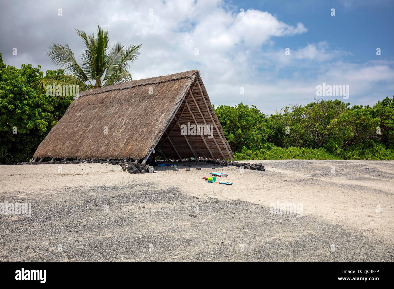Halau Wa`a, Canoe House, Kaloko-Honokohau National Historical Park ...