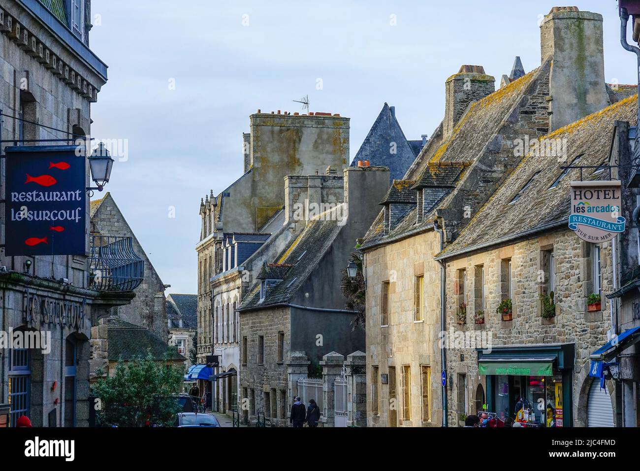 Roscoff town brittany france hi-res stock photography and images - Alamy