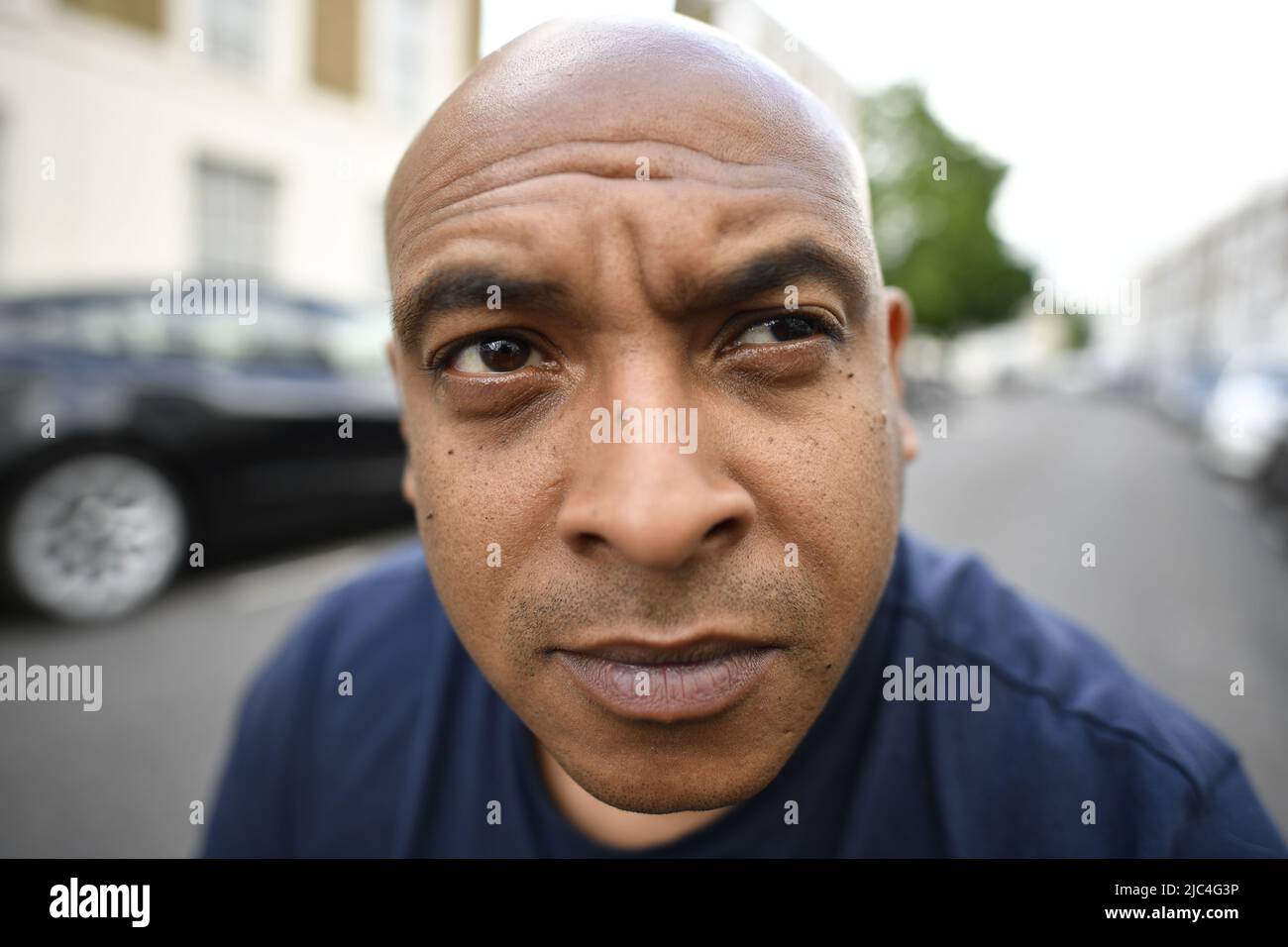 Karim Mussilhy, whose uncle died in the Grenfell fire, speaking during ...