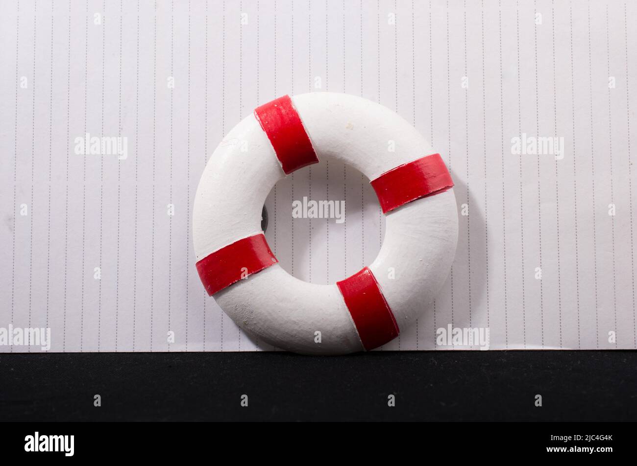 Little model life preserver, lifebuoy Stock Photo - Alamy
