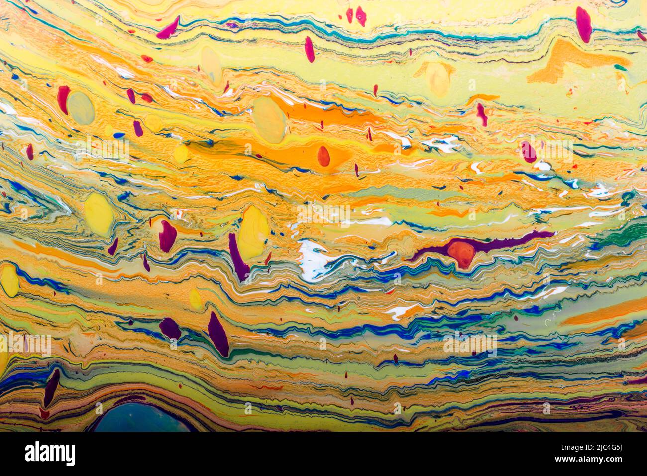 Traditional Turkish marbling artwork patterns as colorful abstract ...