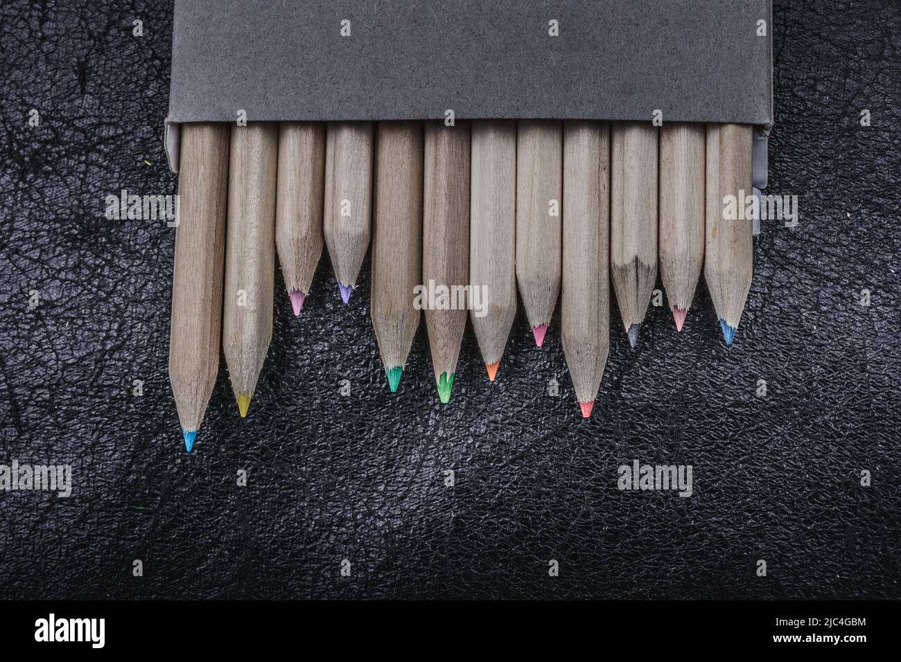 Variety of colors vector set of colored pencils. Drawing and painting ...