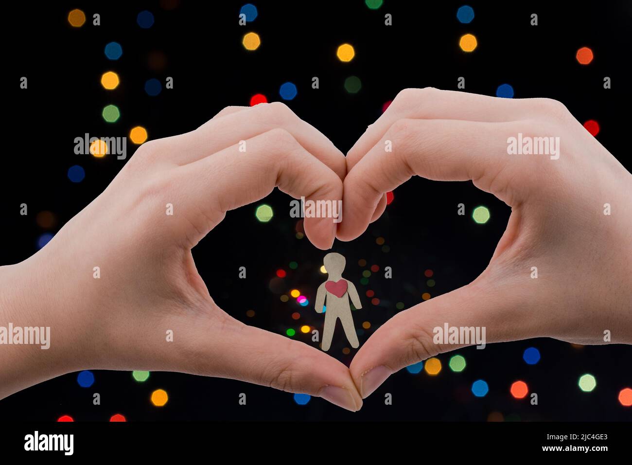 Heart hand symbol sign hi-res stock photography and images - Alamy