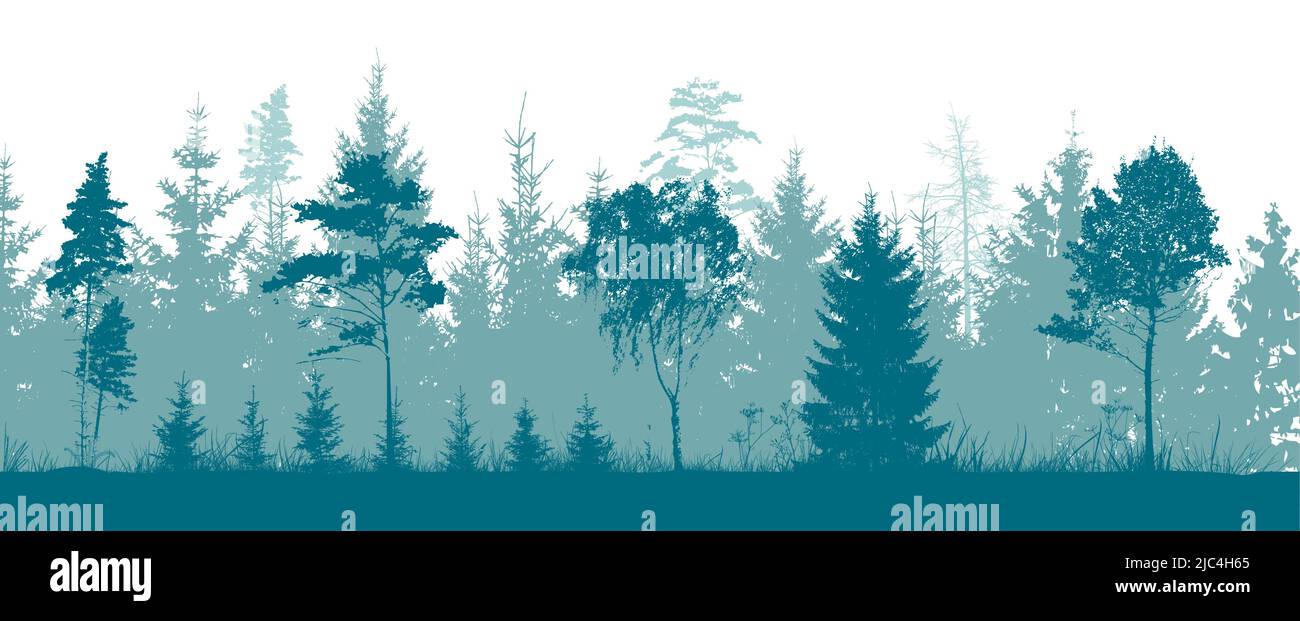 Vector illustration of a background with the idea of nature. This ...