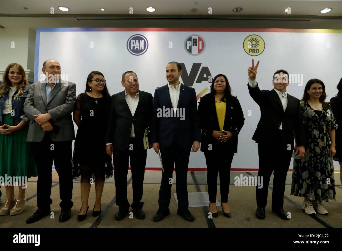 Non Exclusive: June 9, 2022, Mexico City, Mexico: The presidents of the ...